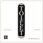 Restroom Signs – Metal Cast Sign Co.